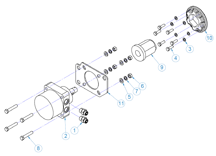 03-6445 | Hydraulic Motor – Ford Distributing