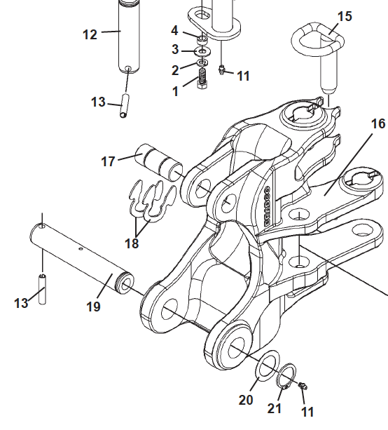 BOOM PIVOT PIN 1.38 x 7.15 (7.46) PLD – Ford Distributing