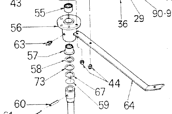 TINE ARM ST384, 200.473 – Ford Distributing