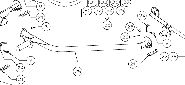 MAIN PIPE RP5 REAR BEAM 210.576 – Ford Distributing