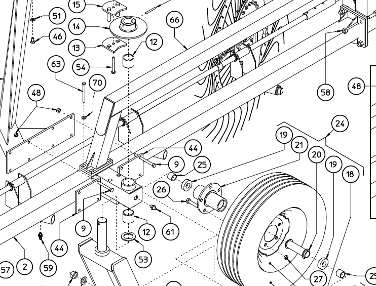 MAIN BEAM, LEFT HAND CENTER, 220.369 – Ford Distributing
