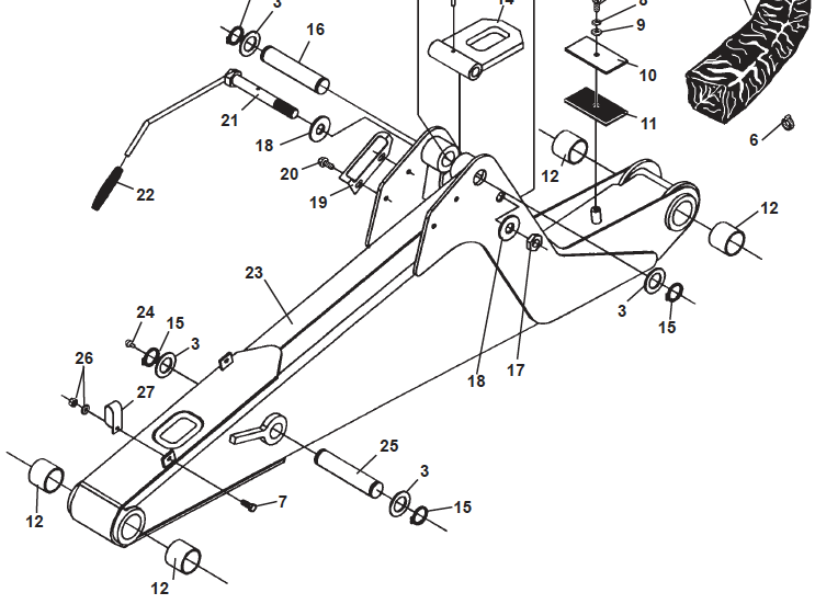 BOOM LOCK HANDLE, 509 – Ford Distributing