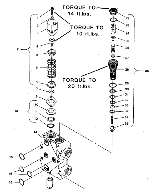 Lockout check assembly seal kit, Gresen valve. – Ford Distributing